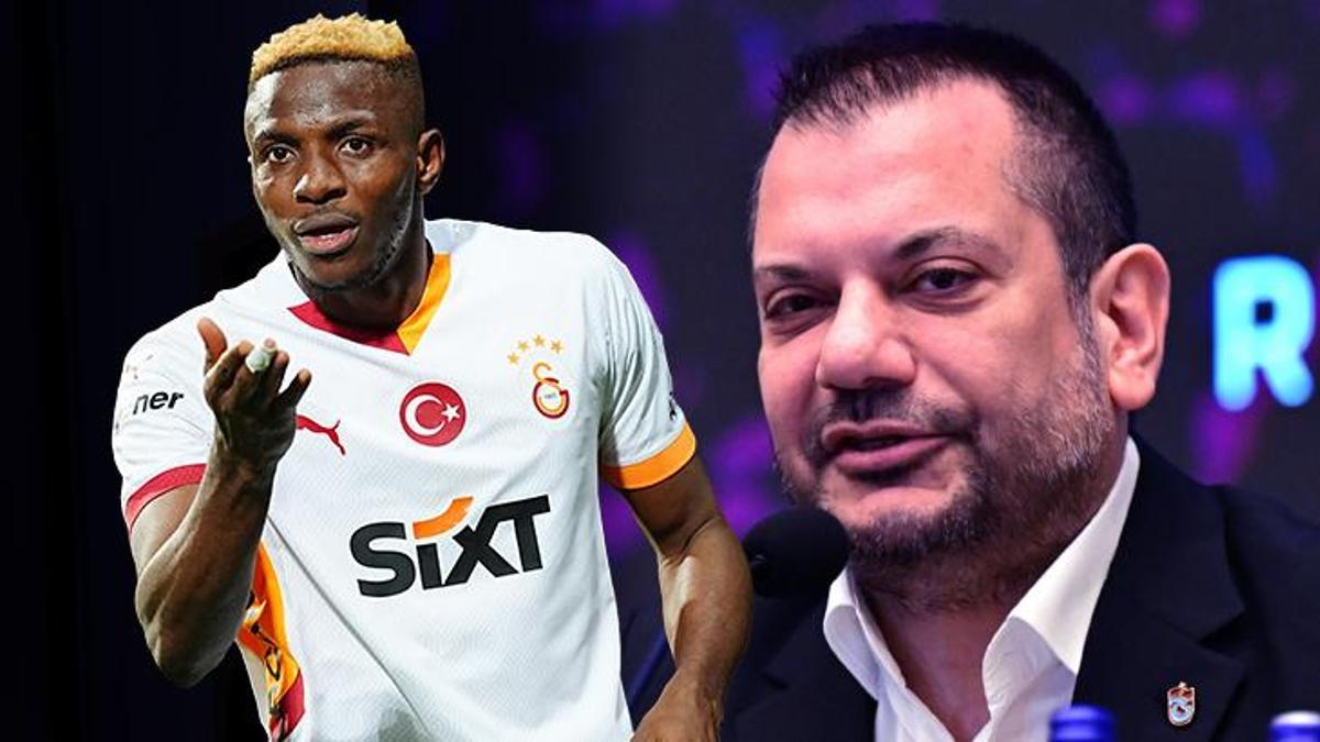 Trabzonspor Başkanı Ertuğrul Doğan’dan sürpriz Osimhen sözleri! ‘Bize ...